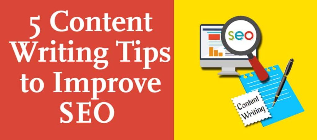 5 content writing tips to improve SEO - Credible Content Blog