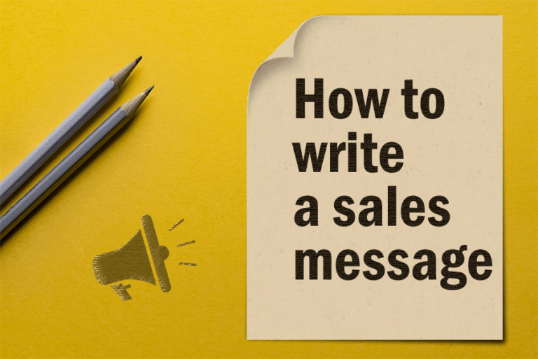 How to write a sales message with great conversion rate | Copywriting