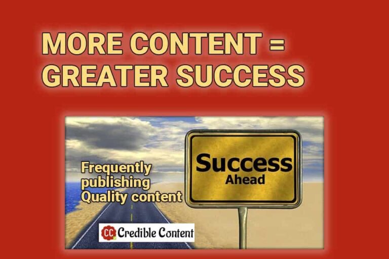 More Content Means Greater Success | Credible Content Writing & SEO ...