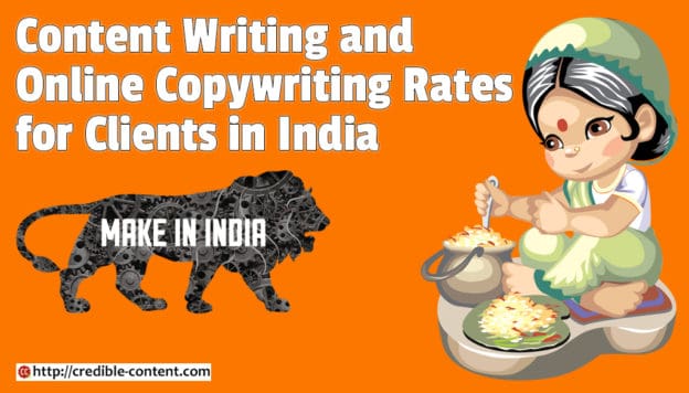 Website and blog content writing rates in India